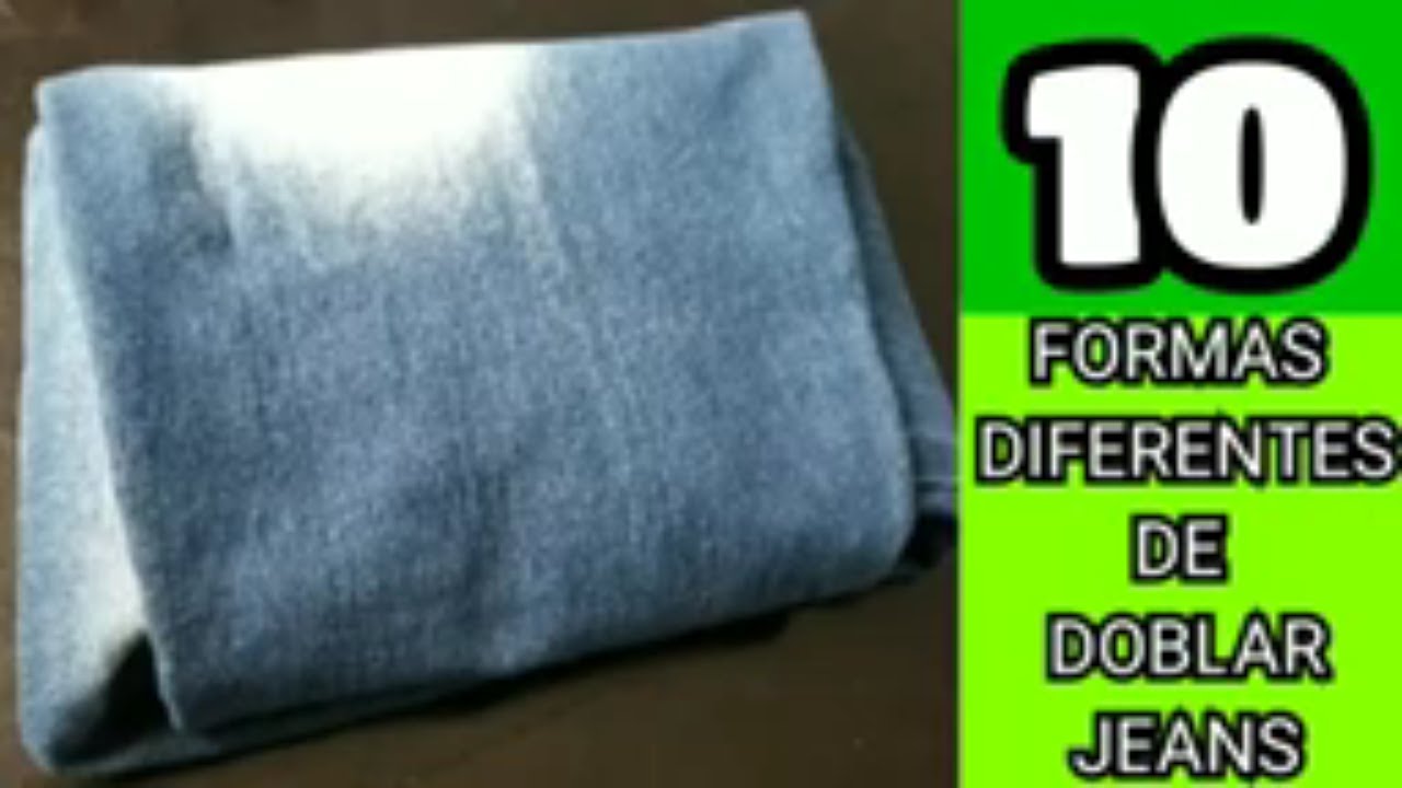 10 formas diferentes para doblar tus jeans paso a paso | como doblar ...