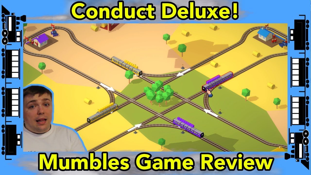 Best Train Game Ever? - Conduct Deluxe! - Mumbles Game Review! - YouTube