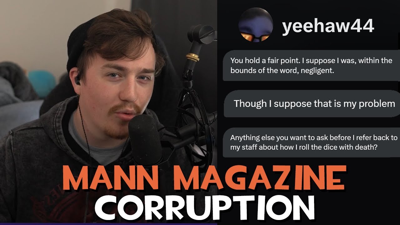 PDFs, Doxxing, and Threats; The Corruption Within Mann Magazine - YouTube