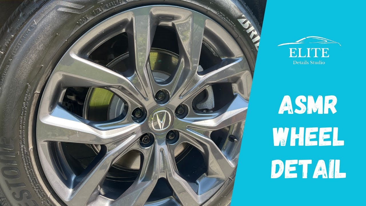 Masterful Wheel Detailing: Reviving the Shine of an Acura MDX Wheel with Soothing ASMR ...