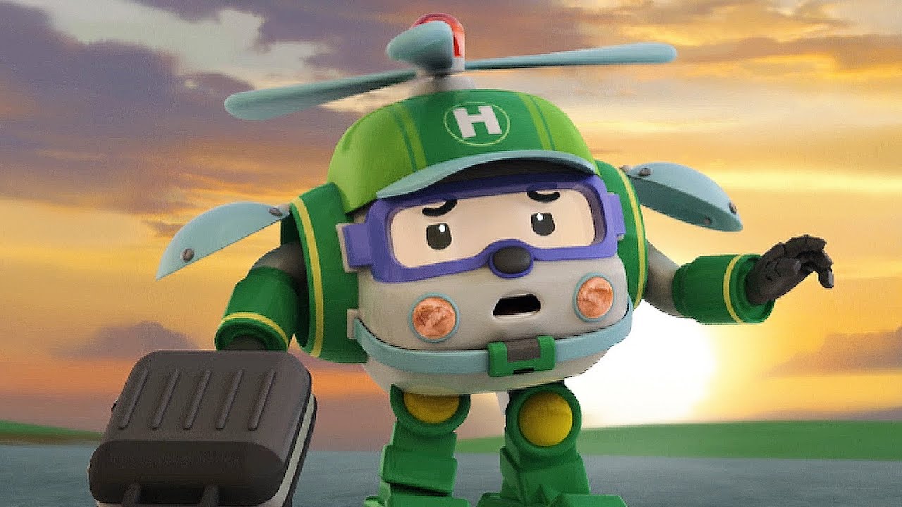 Viaje de Hely│Viaje Villaescoba con Robocar POLI│Animados Para Niños ...