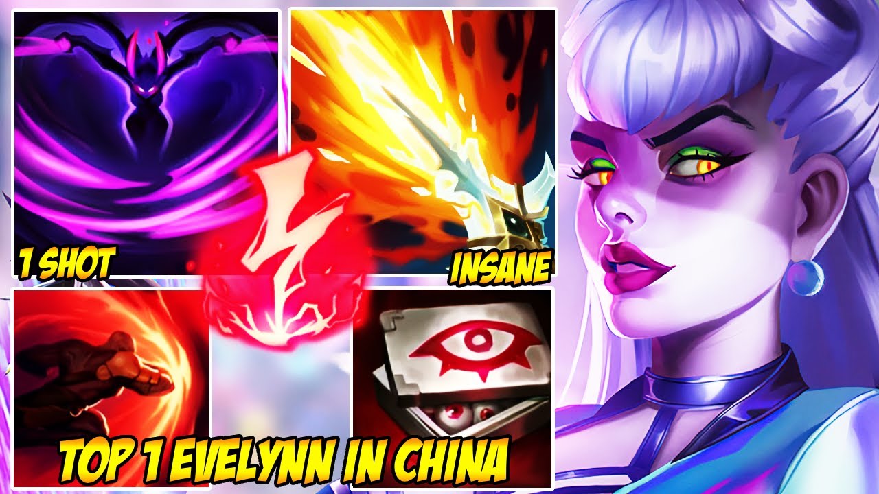 WILD RIFT CHINA TOP 1 EVELYNN - BUFF EVELYNN! OP CHAMP BEST BUILD RUNES ...