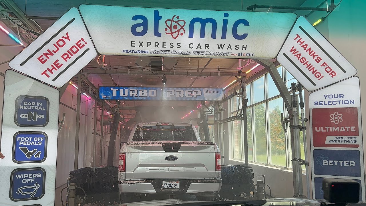 Atomic Express Car Wash - AVW/Petit Tunnel - Algonquin, IL - YouTube