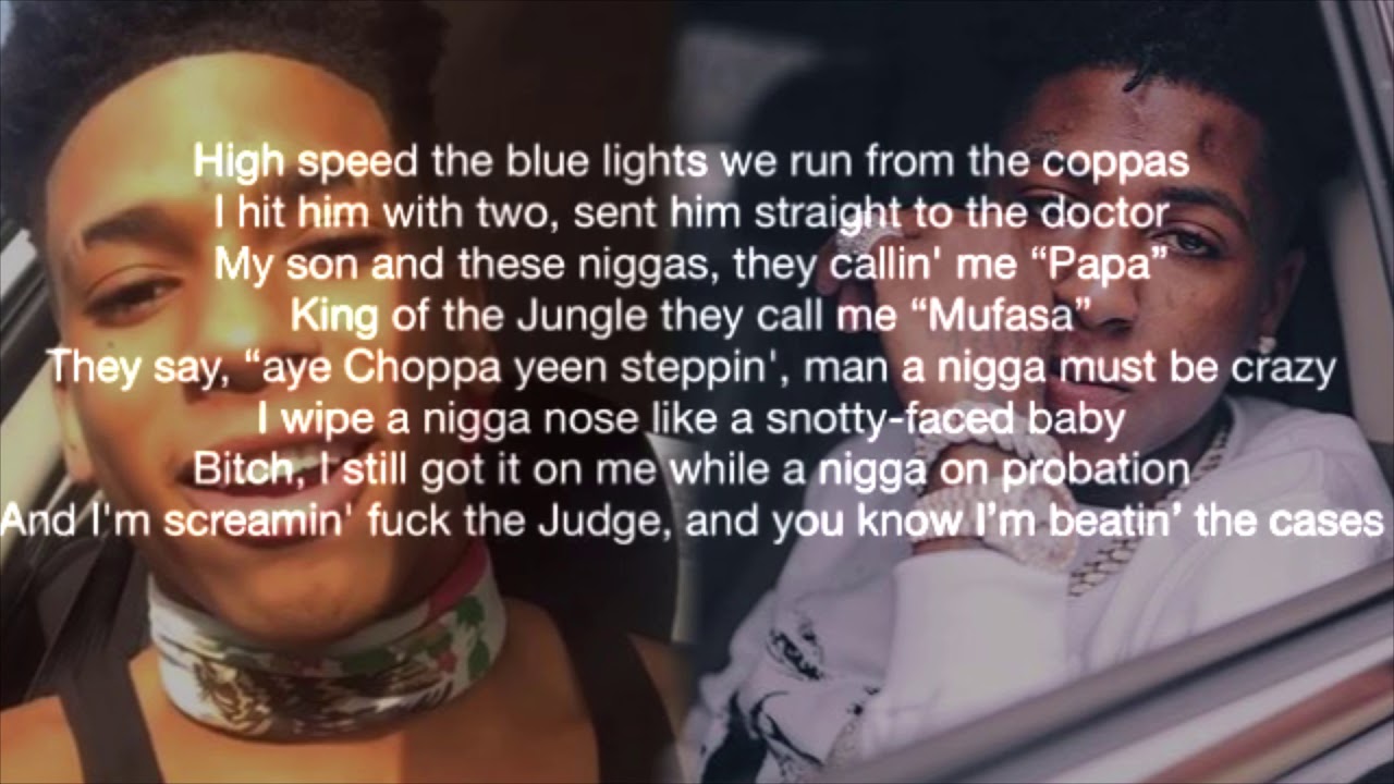 NLE Choppa - Free Youngboy ( Lyrics+audio) - YouTube