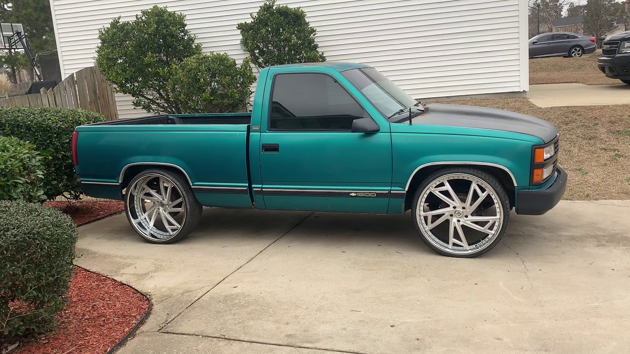 My 93 Silverado OBS on 26” Rucci’s updates and Future plans on project ...