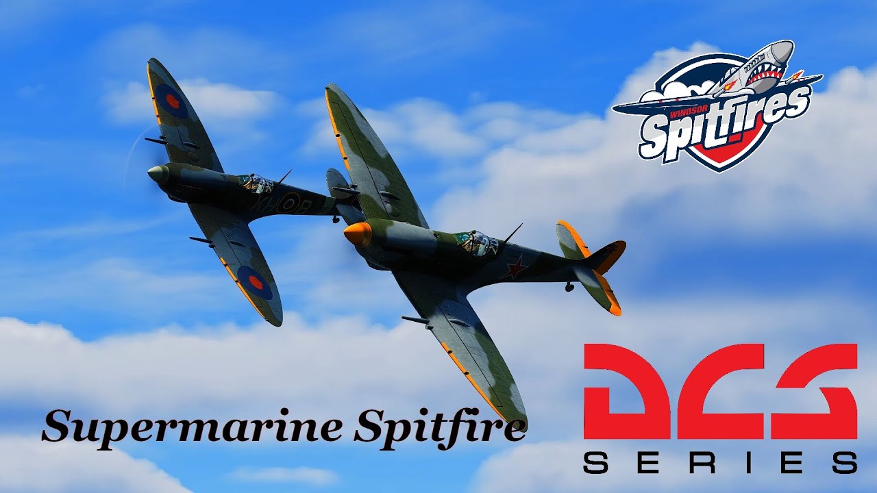 DCSWorld. Spitfire LF Mk IX. Полёт. Spitfire LF Mk IX. Flight. - YouTube