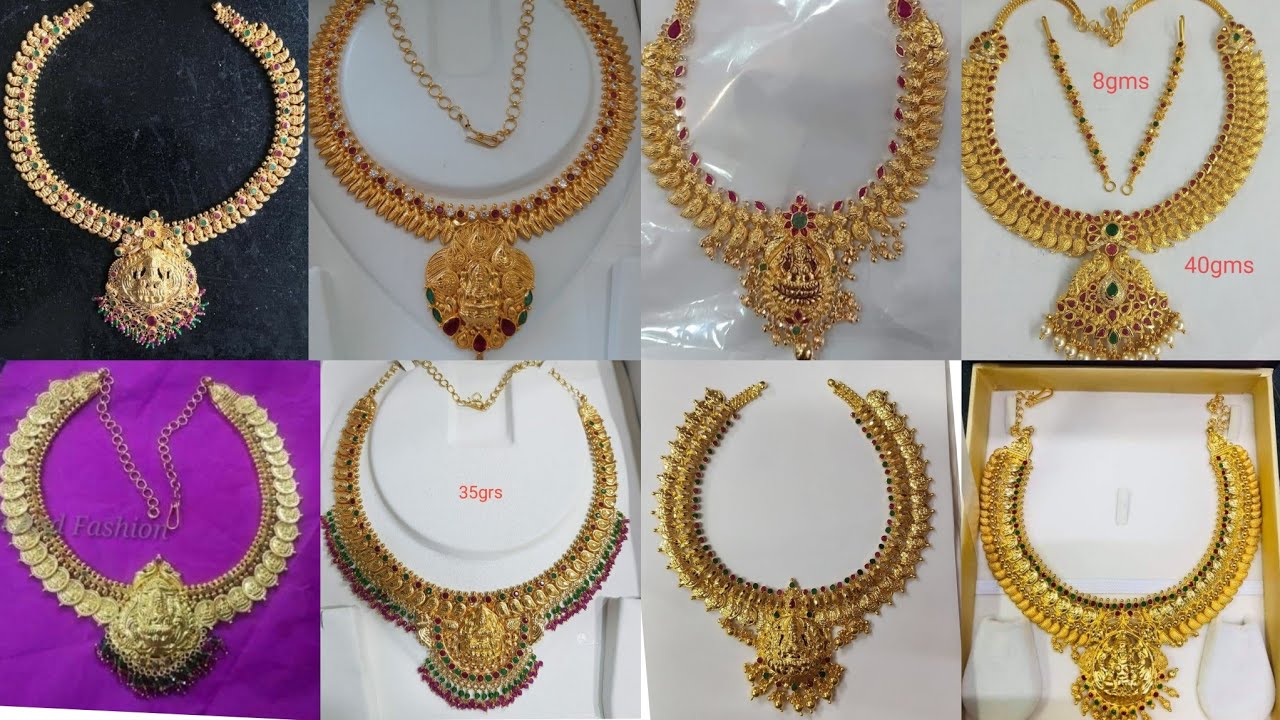 latest heavy necklace designs.//beautyful necklace designs.-2022. - YouTube