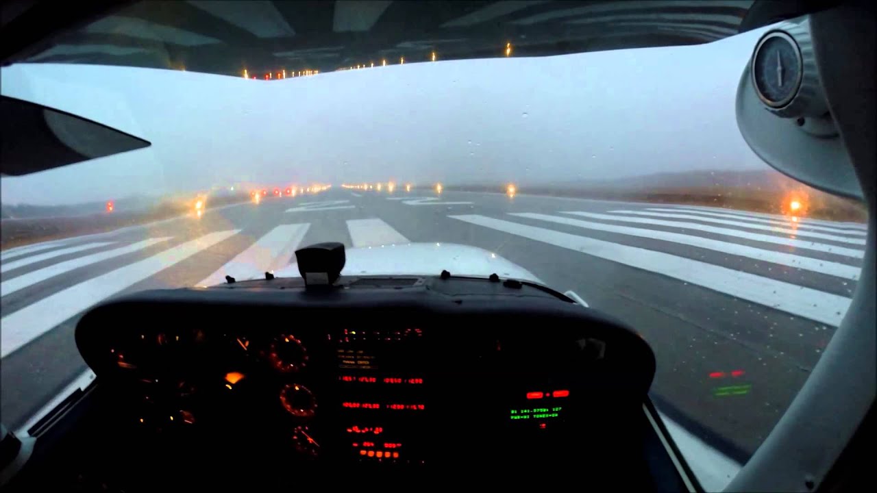 IFR: IMC Approach to Near Minnimums Eau Claire Airport - YouTube