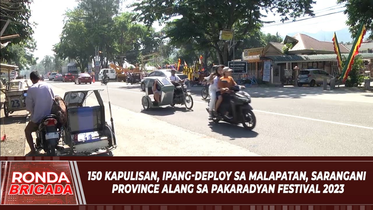 150 kapulisan, ipang-deploy sa Malapatan, Sarangani Province alang sa ...
