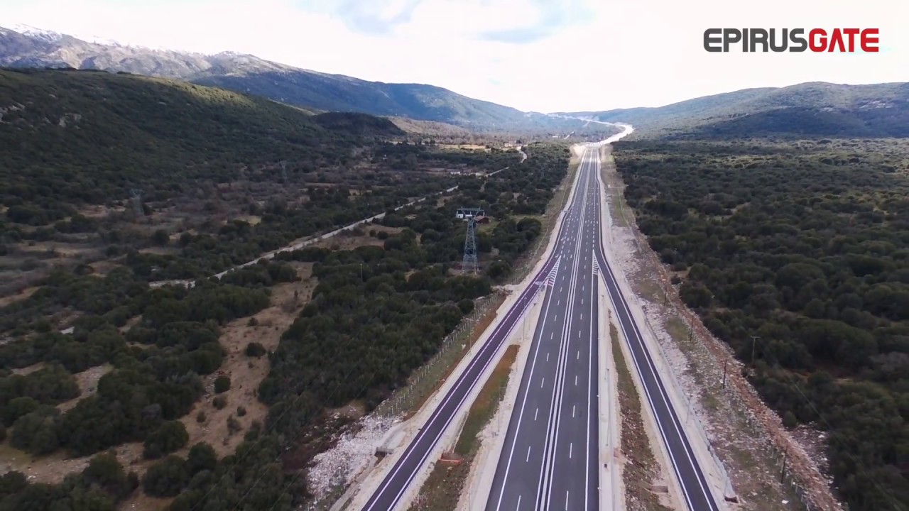 ΙΟΝΙΑ ΟΔΟΣ:Όλα έτοιμα για τα εγκαίνια του τμήματος Καμπή-Σκλίβανη - YouTube