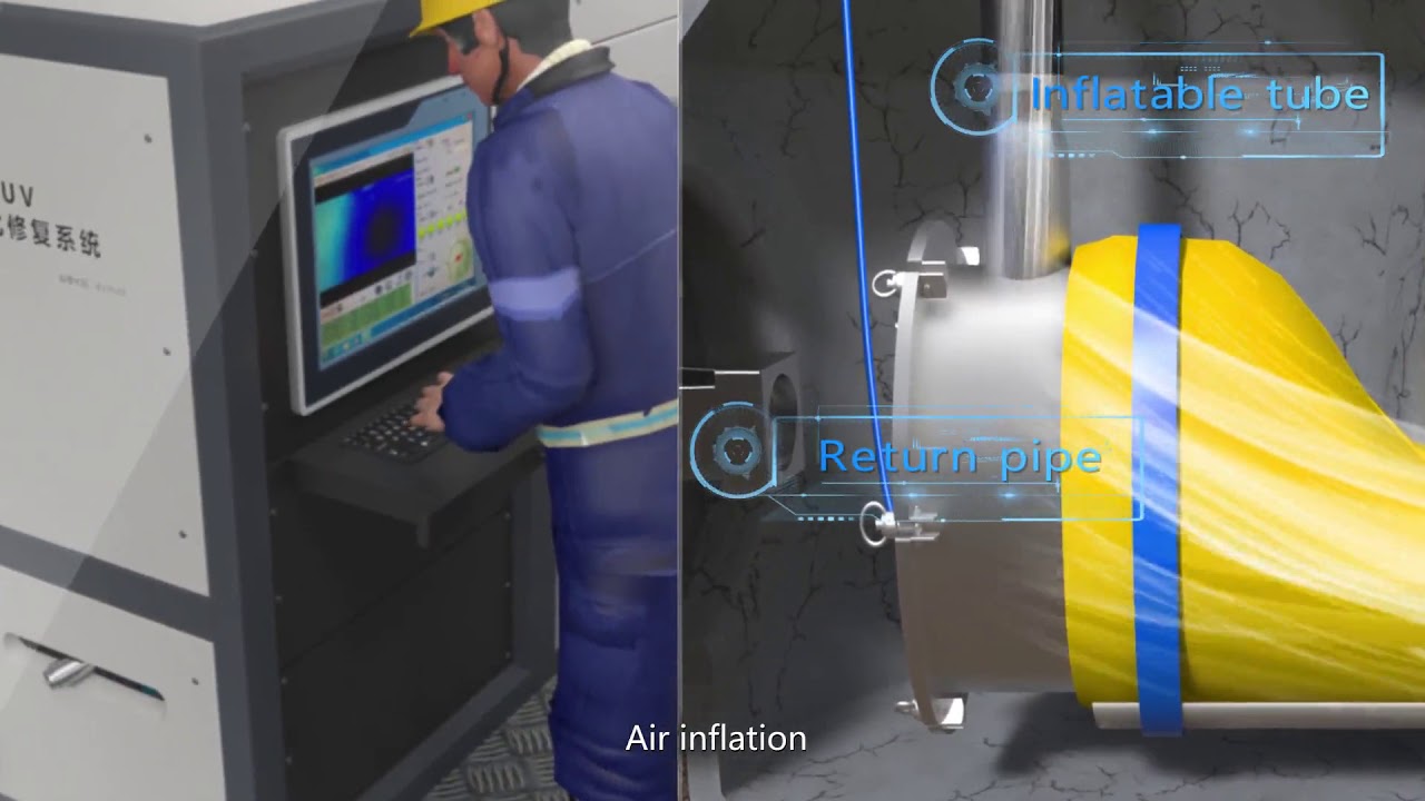Easy Sight CIPP UV Curing System - YouTube