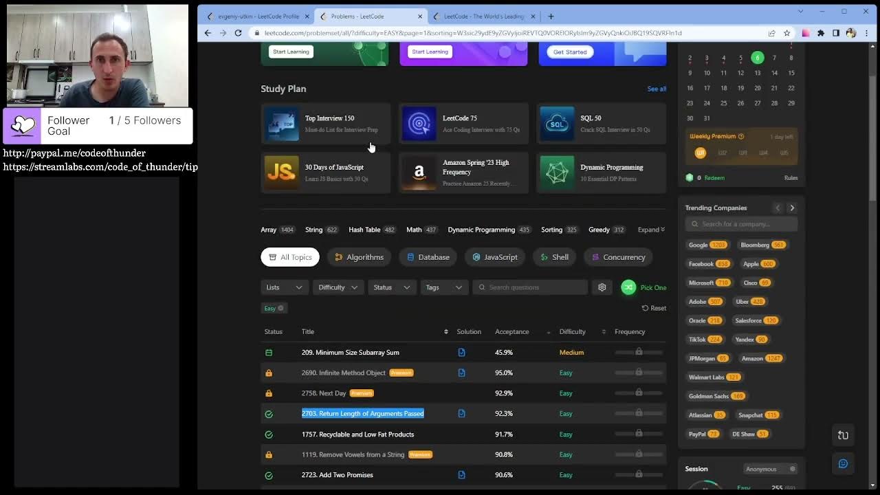 LeetCode problems #589 (Ruby), #1929 (Ruby), #1450 (Ruby) - YouTube