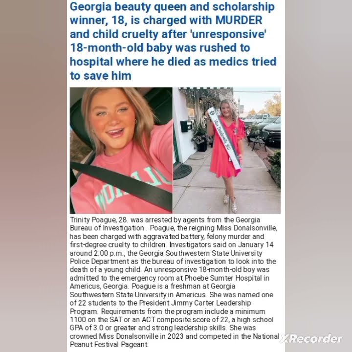 Trinity Poague 28 arrested for murder after her unresponsive 18 month ...