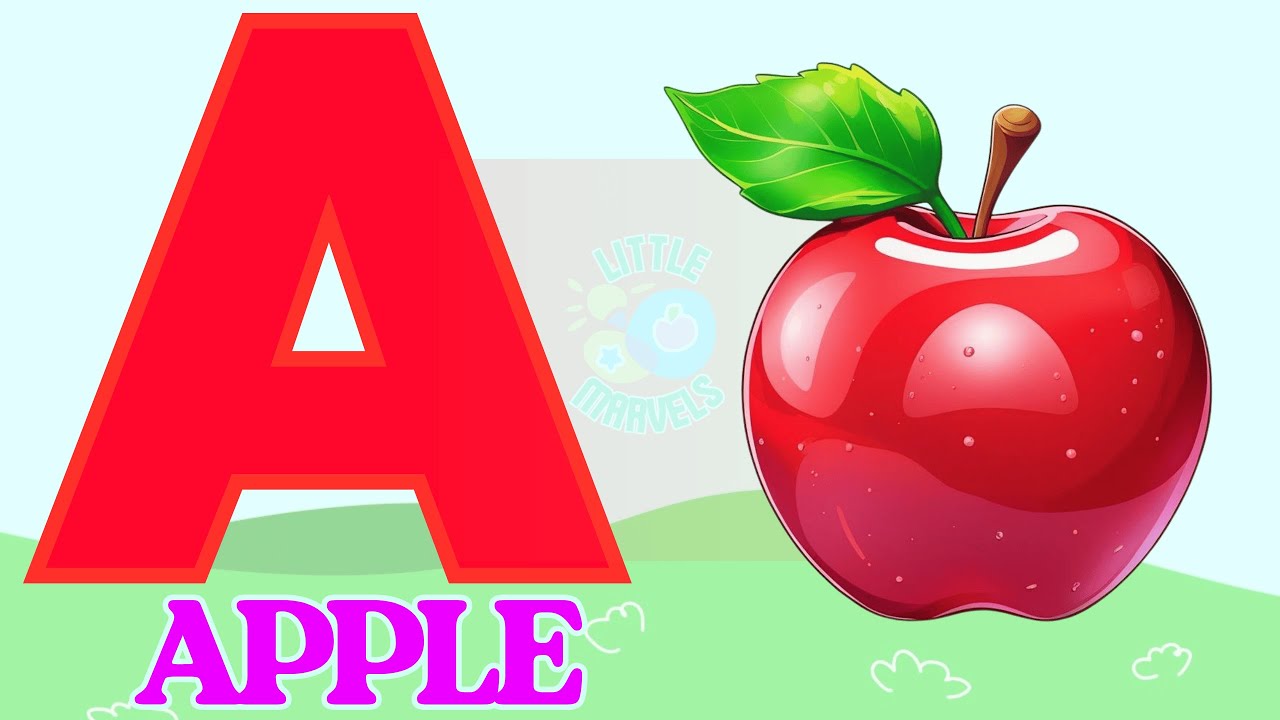 A is for Apple 🍎 : Phonics Song | Kindergarten Learning Videos ...