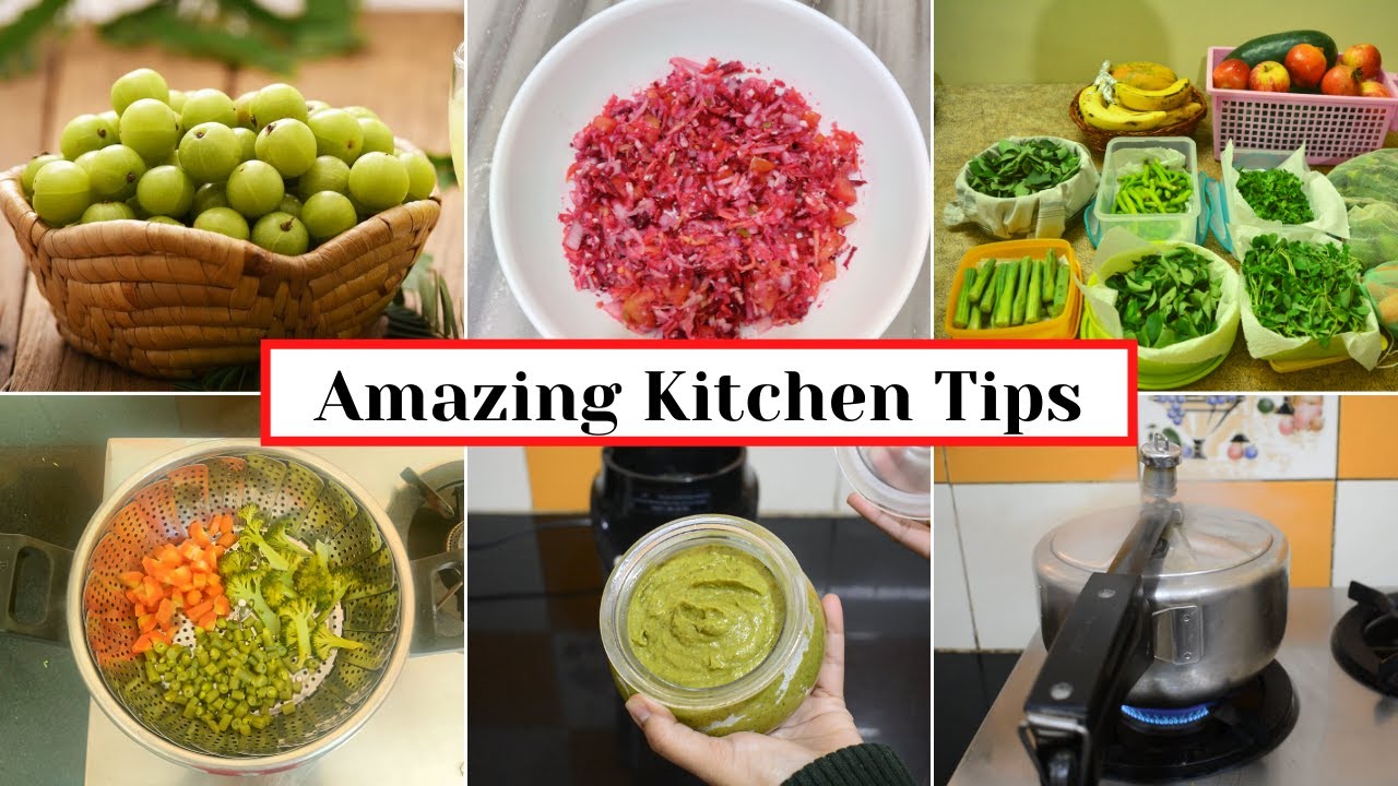 Useful Kitchen Tips/Hacks for Easy Cooking | Time & Money Saving ...