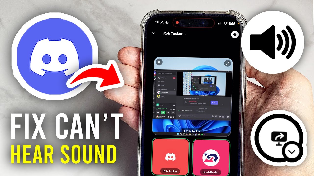 Fix Can't Hear Stream Sound On Discord Mobile - Full Guide - YouTube