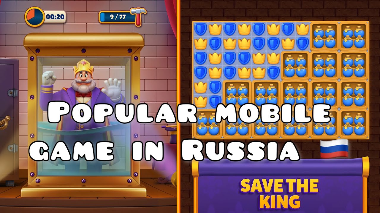 Popular mobile game in Russia 🇷🇺🎮 - YouTube