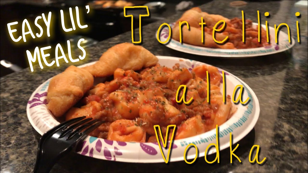 Tortellini alla Vodka | Easy Lil' Meals (Cooking Vlog) - YouTube