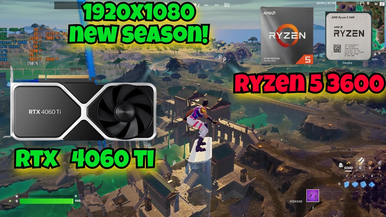 Rtx 4060 Ti FE + Ryzen 5 3600 dx11 & Performance mode fps test ...