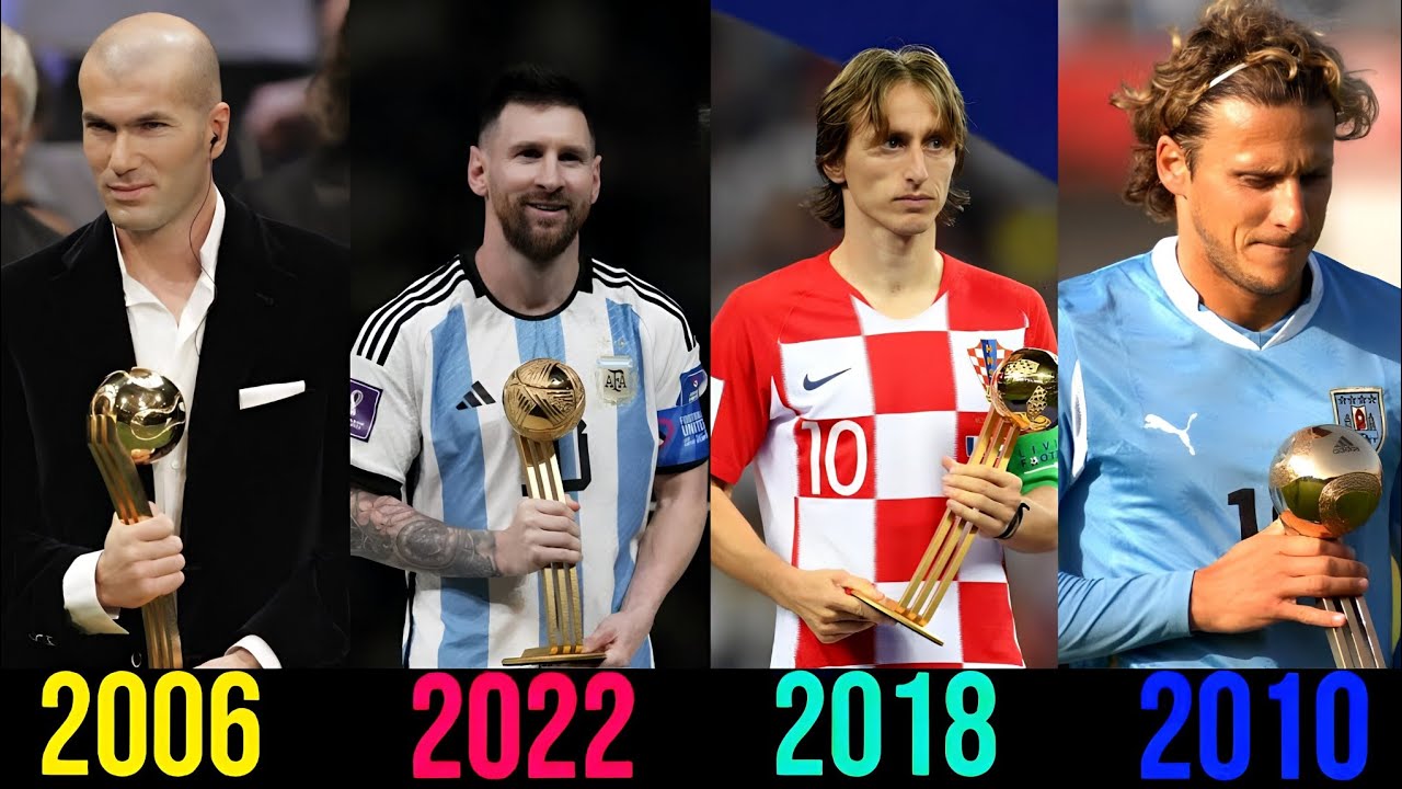 Fifa World Cup Golden Ball Winners ||1930-2022|| - YouTube