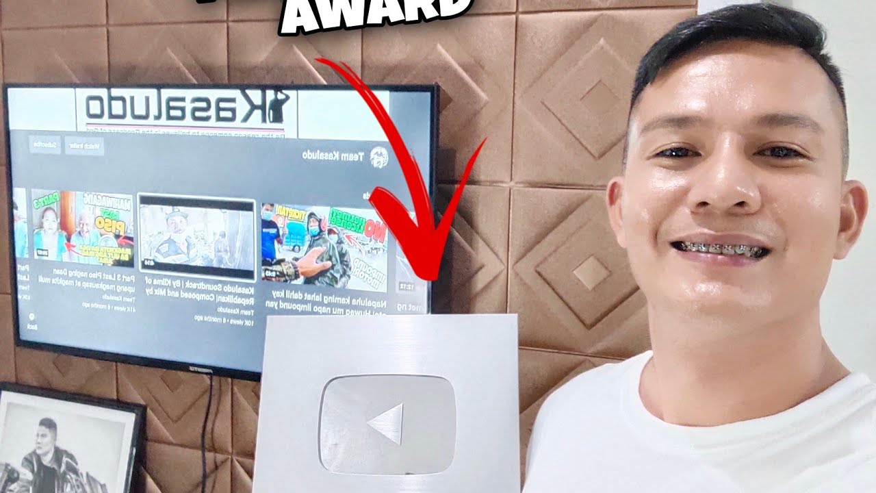 Unboxing my Youtube Creators Silver Play Button Award| Team Kasaludo ...