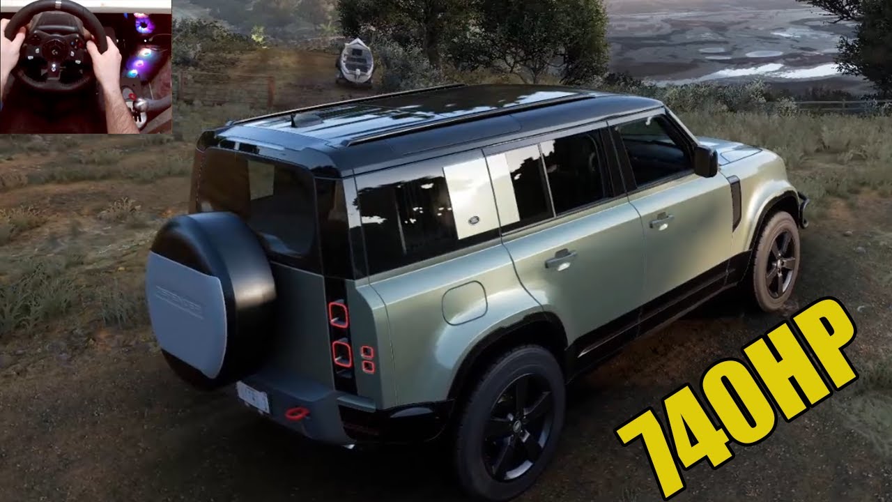 Land Rover Defender 2020 740 HP OFFROADING - Forza Horizon 5 - Logitech ...
