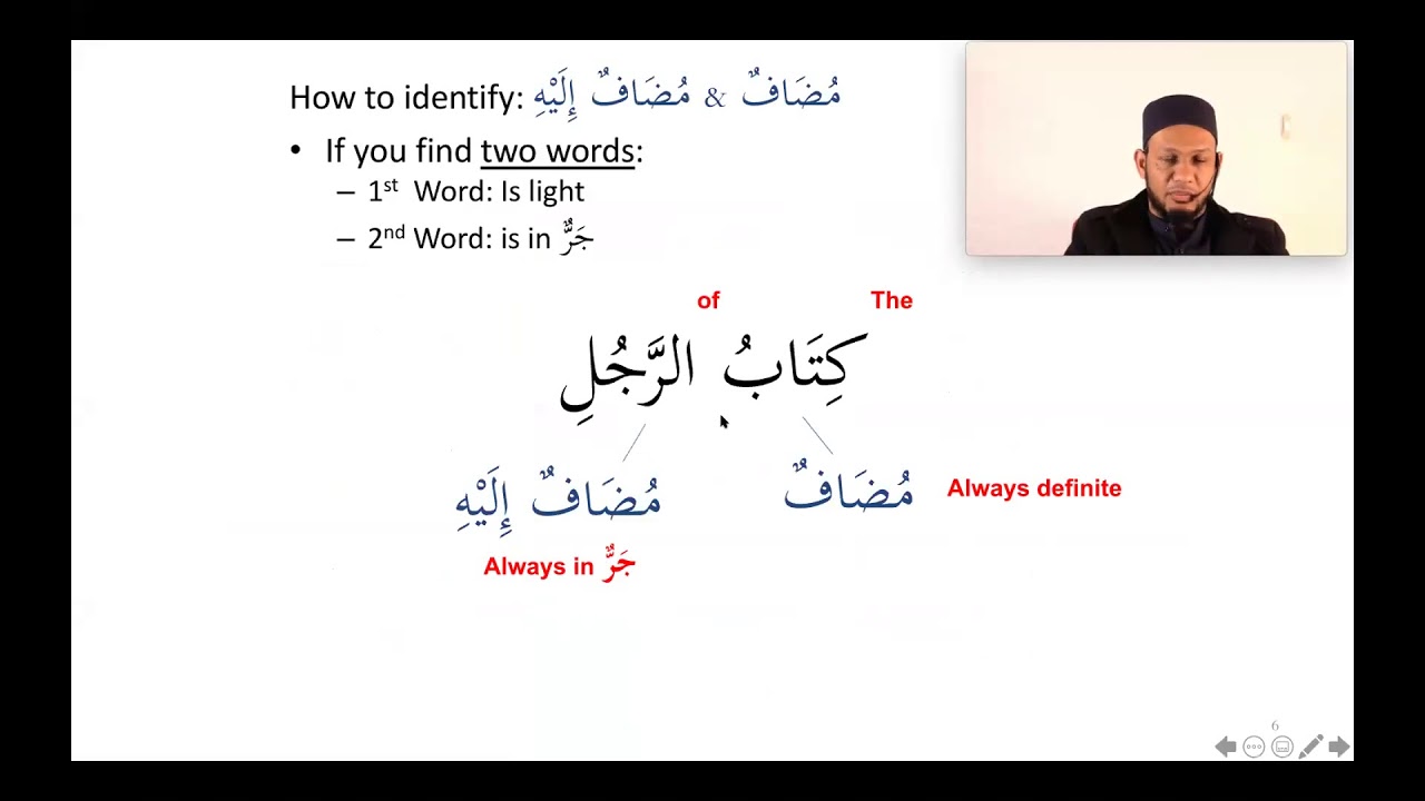 13. Arabic Online - Nahwu 1 - Mudaf & Mudaf Ilayhi - Ml Khalil ...