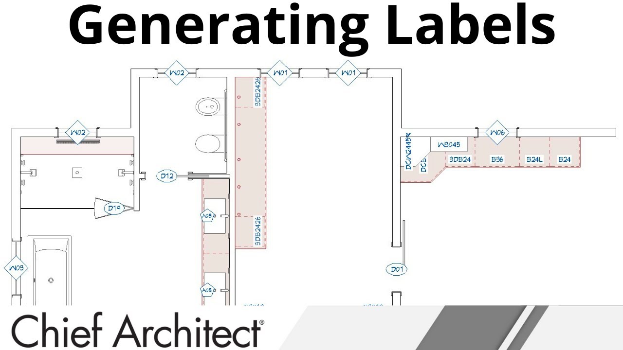 Creating Cabinet, Window, and Door Labels - YouTube