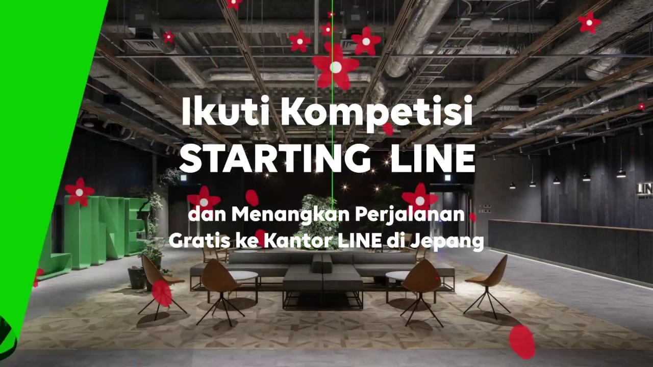 Starting LINE - Menangkan perjalanan ke kantor LINE di Jepang! - YouTube
