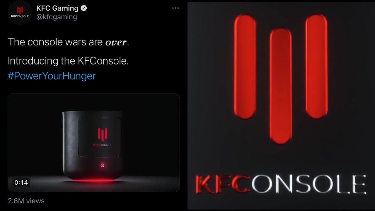 KFC Gaming Console #kfc #kfconsole #kfcconsole - YouTube