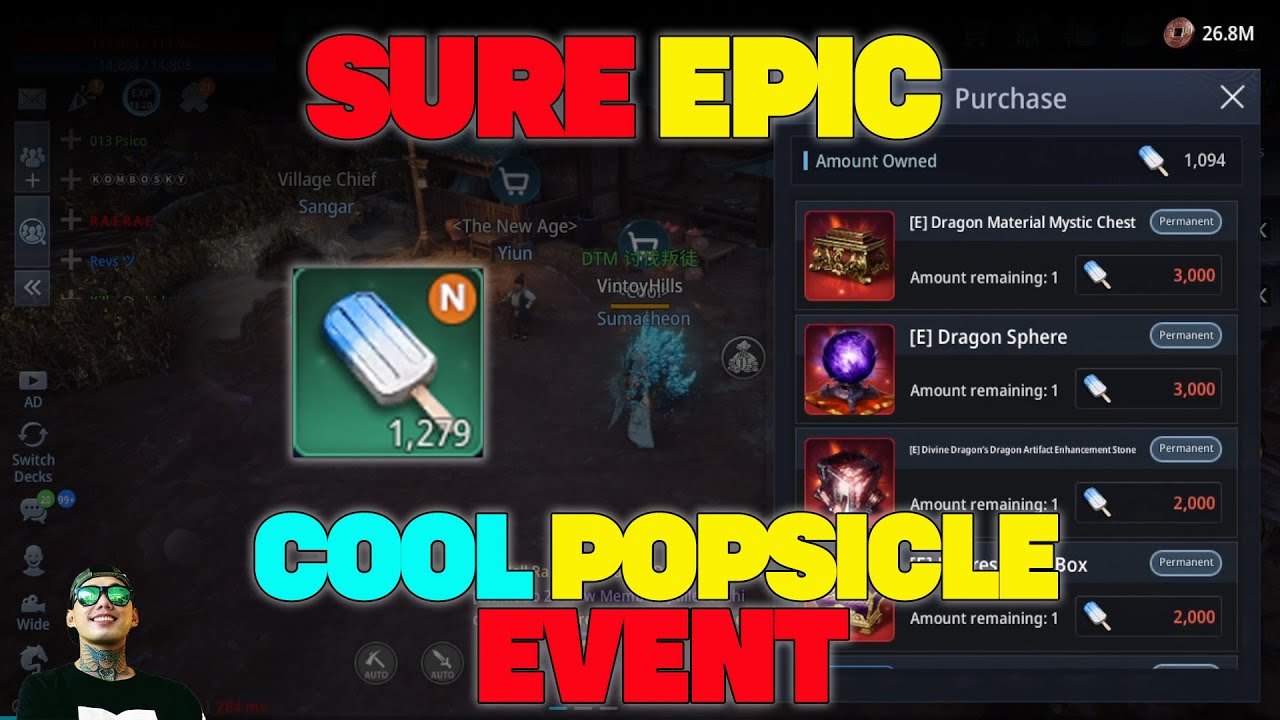 MIR4 EVENT COOL POPSICLE EVENT ANI MAGANDA IPAG PALIT - YouTube