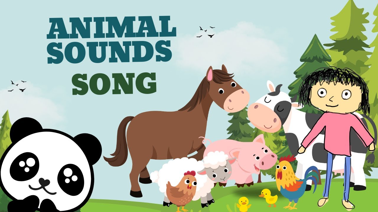 Animal Sounds Song | Fun and Educational Animal Sounds for Kids | Panda ...