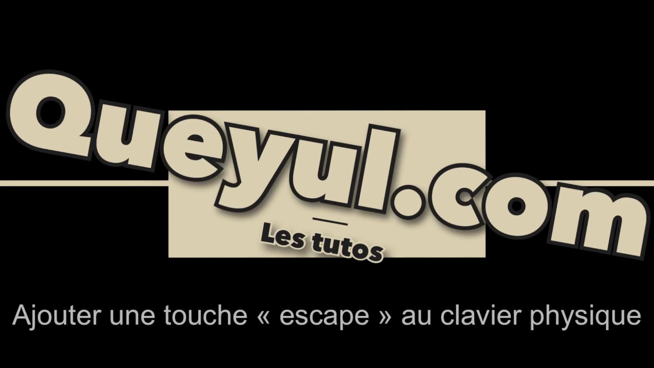 Ajouter une touche « escape » au clavier physique sur iPad (smart ...