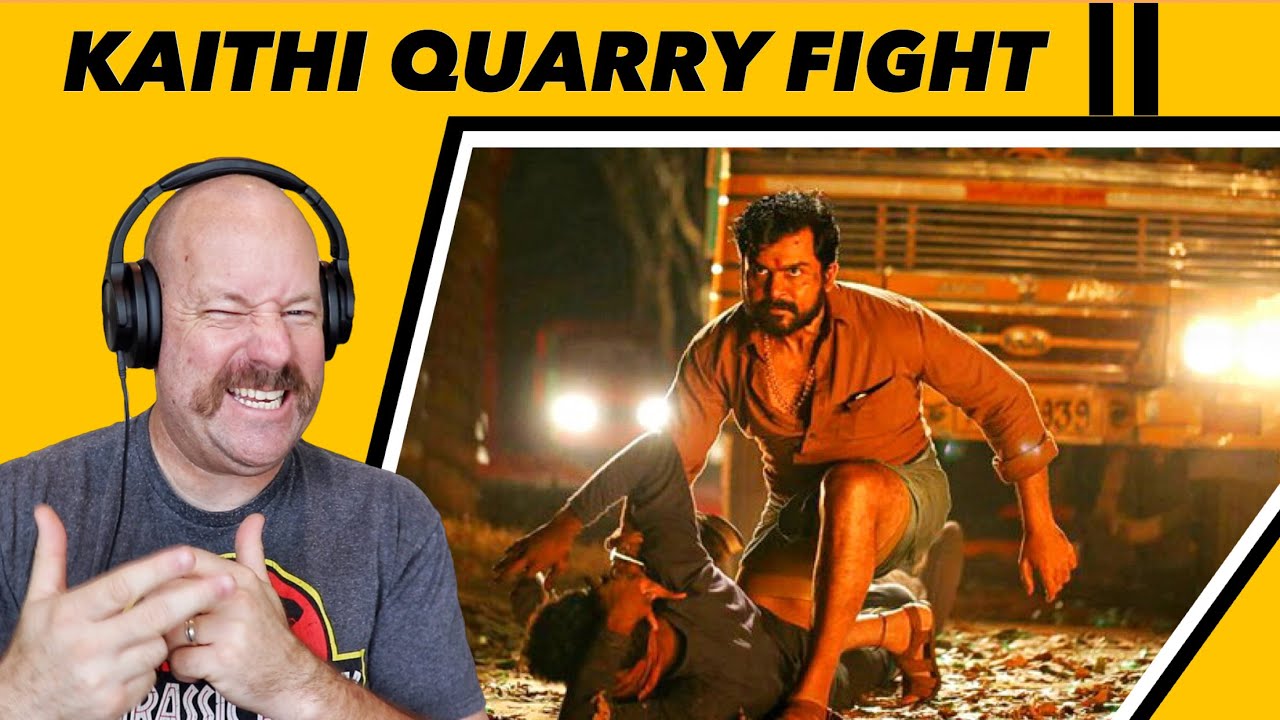 Kaithi Quarry Fight Scene Reaction | Karthi - YouTube