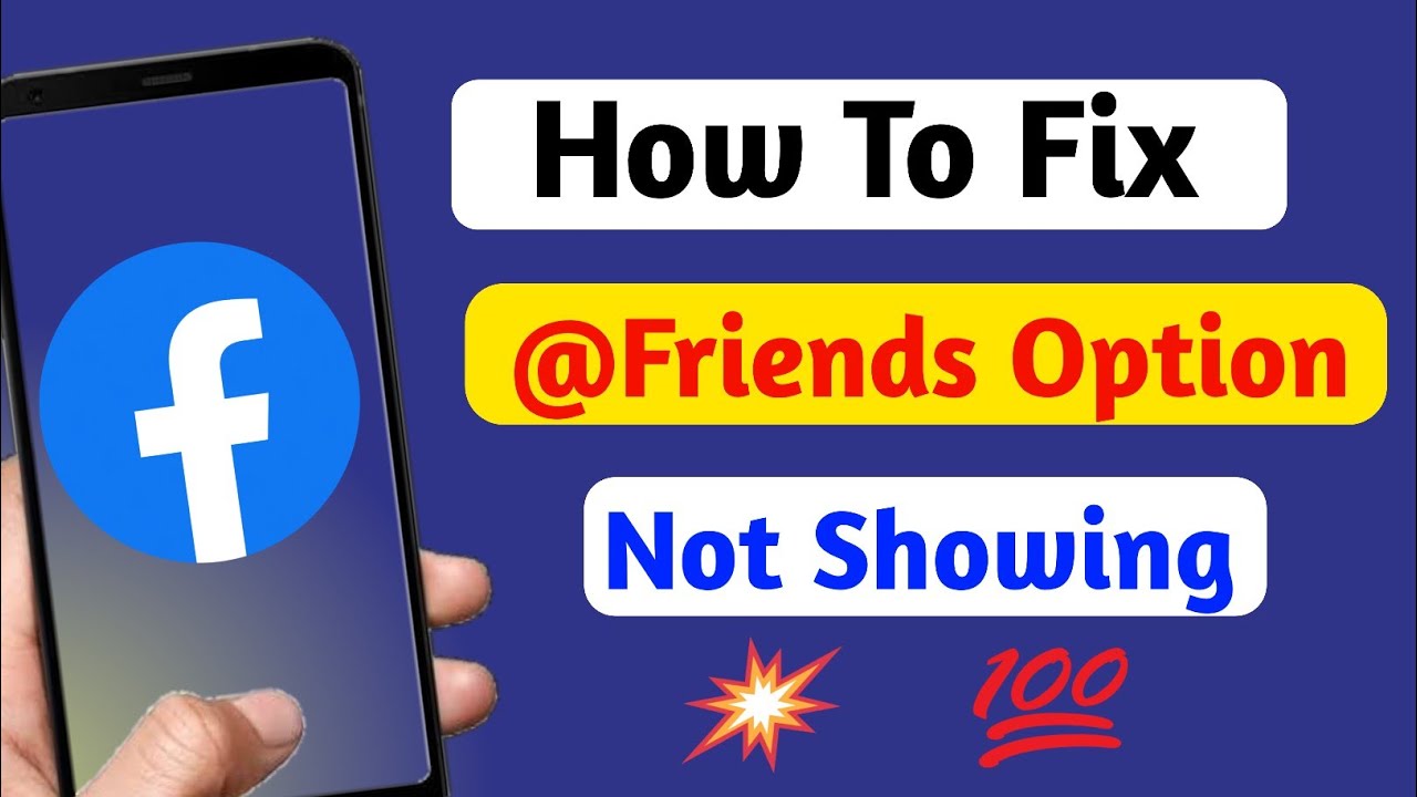 @Friends Facebook new option not showing problem fixed 2022 | Mention ...