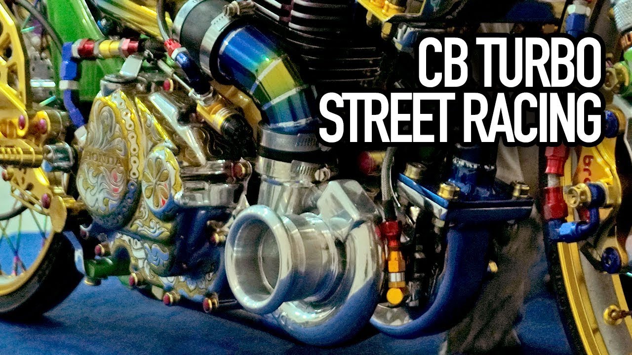 motor kontes cb turbo street racing classic - YouTube