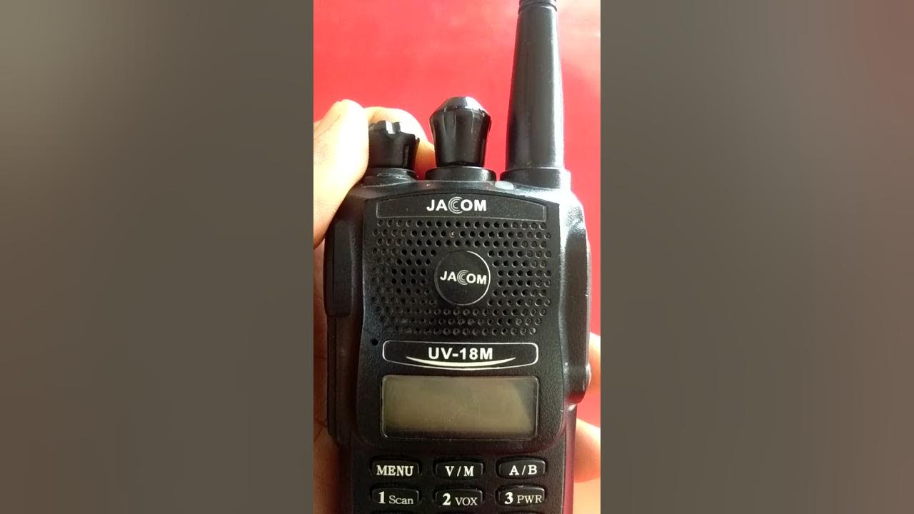 ht jacom UV 18M Cara pindah saluran - YouTube