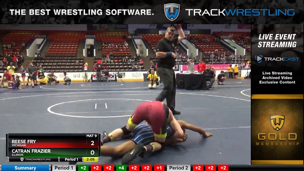 1125 Junior 106 Reese Fry Michigan vs Catran Frazier Illinois ...