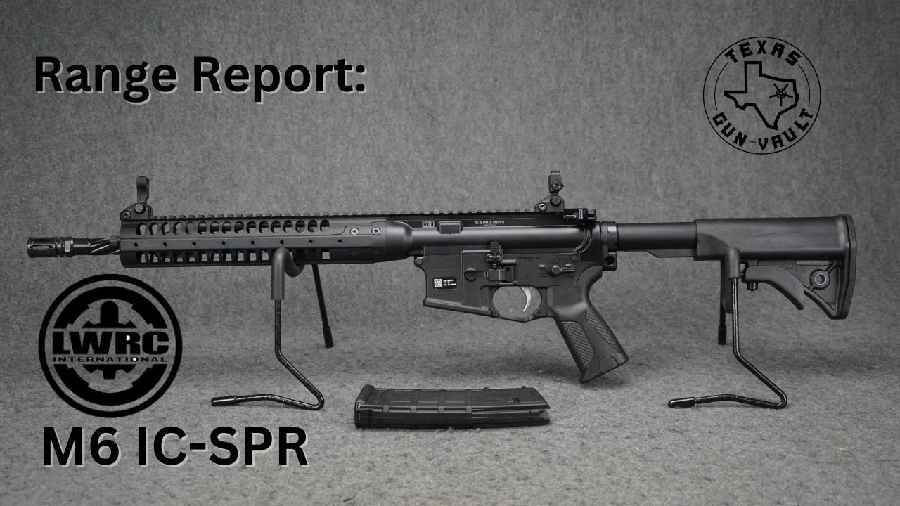 Range Report: LWRC M6IC IC-SPR 5.56 Rifle - YouTube