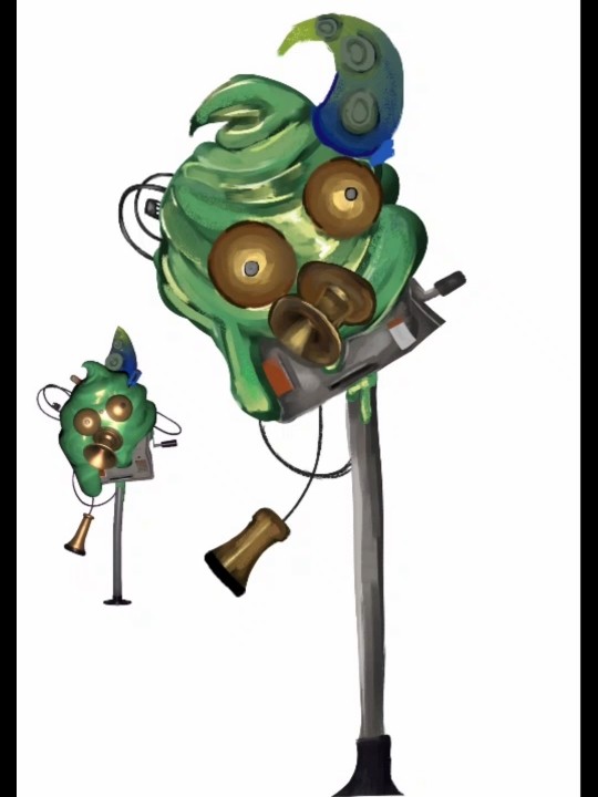 drawing commander tartar from splatoon - YouTube