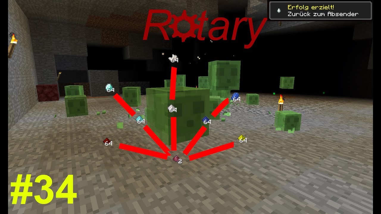 Rotary (Minecraft Mod LP): #34 Diamantenstaub für Batterien - YouTube