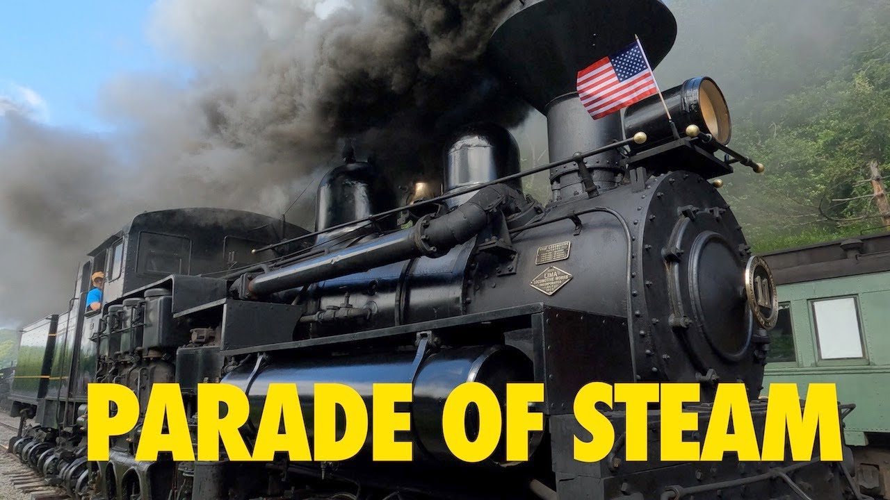 Parade of Steam - Cass Scenic Railroad - YouTube