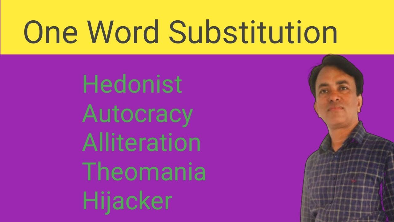 ALLITERATION | HEDONIST | THEOMANIA | AUTOCRACY | HIJACKER | ONE WORD ...
