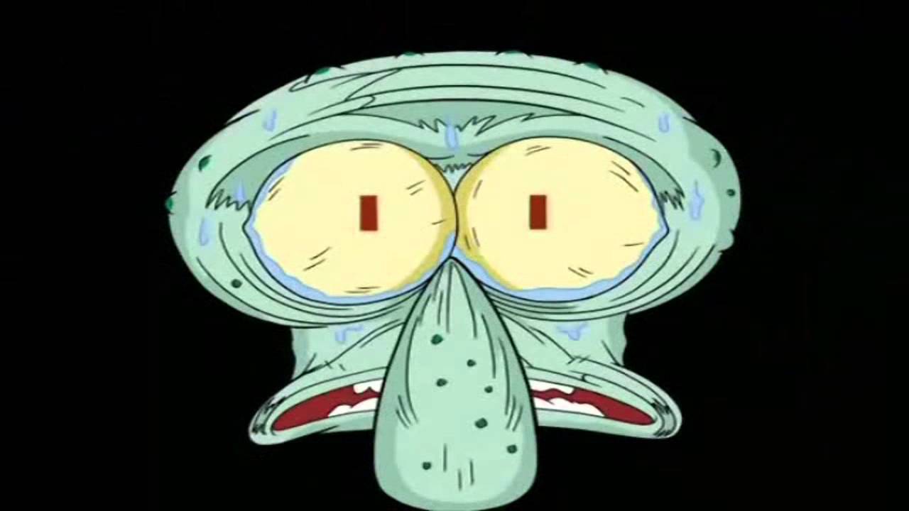 Scary Squidward Face