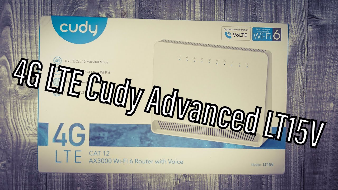 4G LTE Cudy Advanced LT15V - YouTube