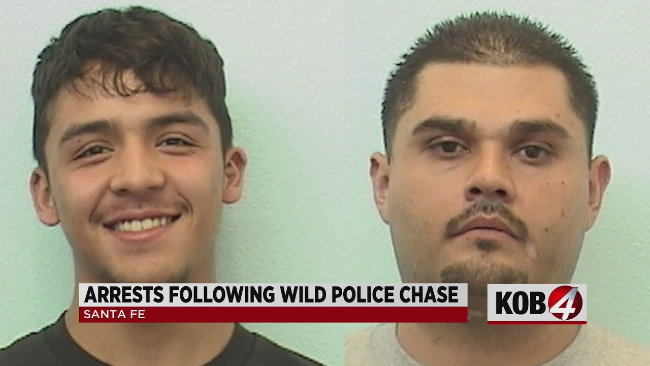 2 arrested after leading Santa Fe police on chase in stolen truck - YouTube