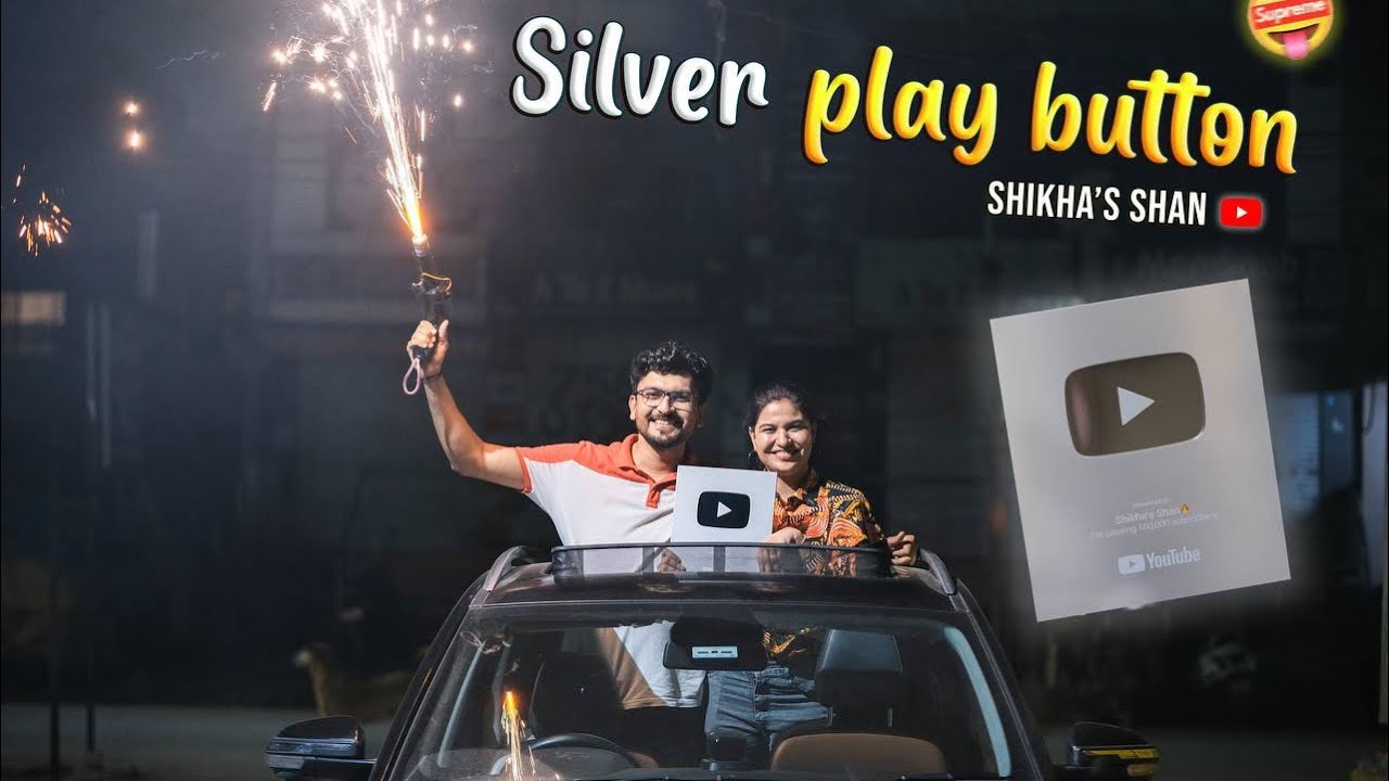 🔥FINALLY:- Silver play button aagya ⁠@Shikha_Shann ka | shikha’s Vlog ...