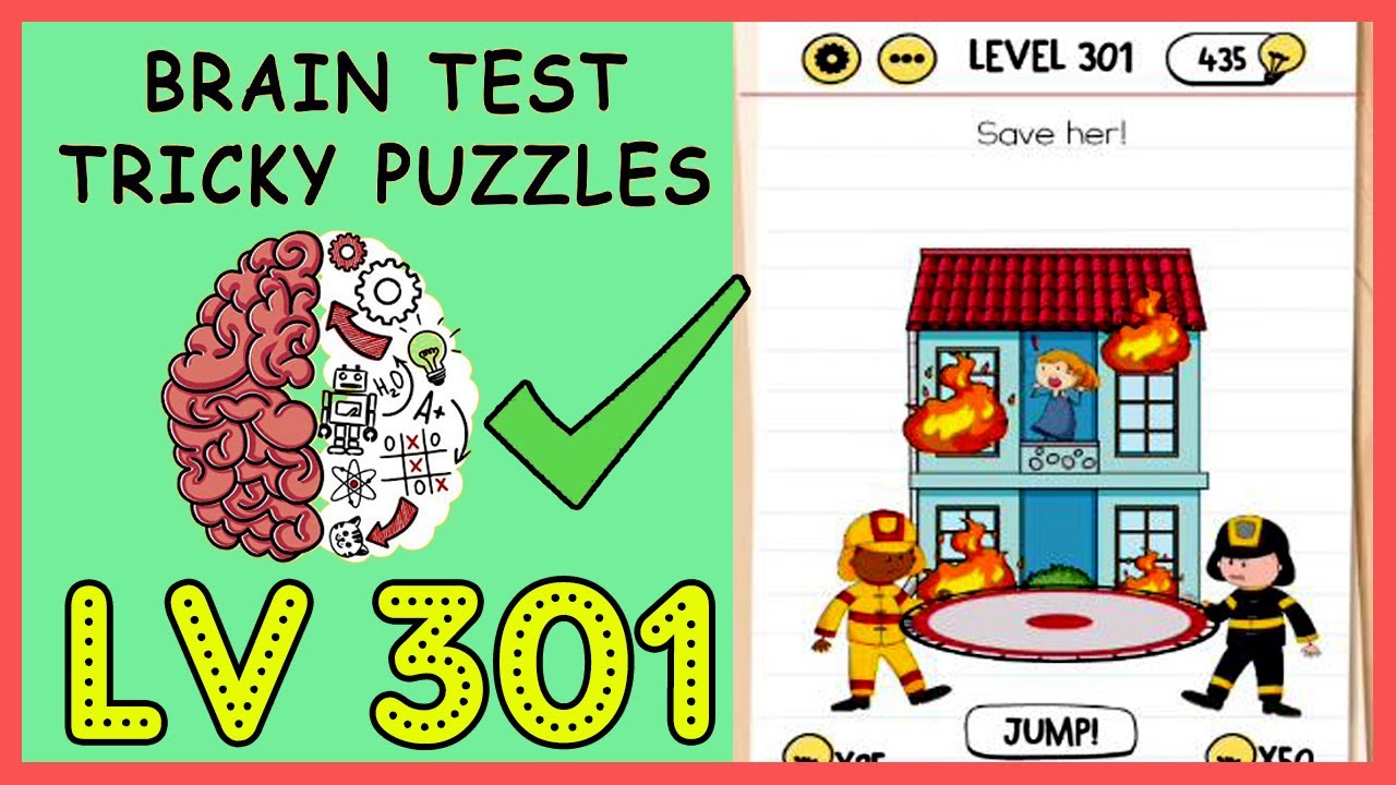 Brain Test Level 301 Save Her Solution Walkthrough Brain Test 301