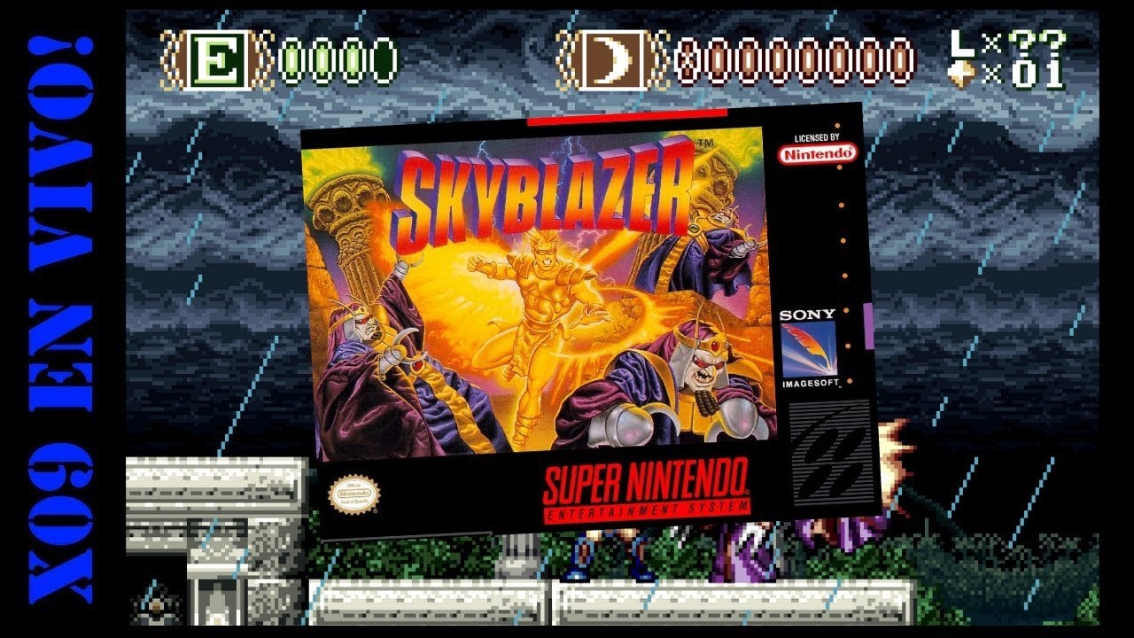 X09 Gameplay Skyblazer SNES - YouTube