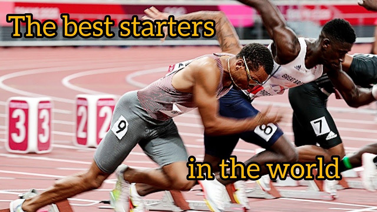 Block Start / Justin Gatlin and other sprinters running - YouTube